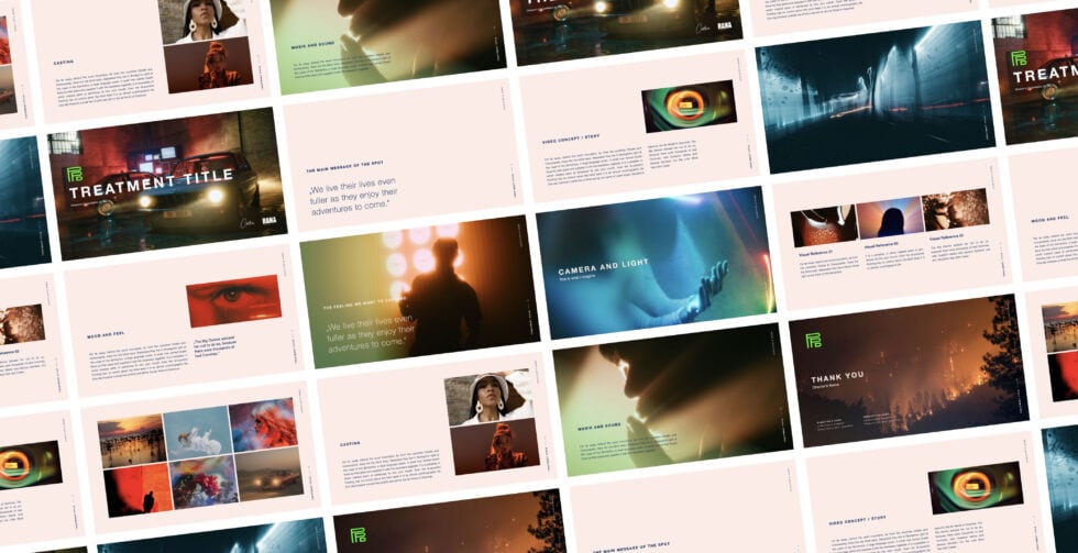 Director's Treatment Examples - Pre Production Design